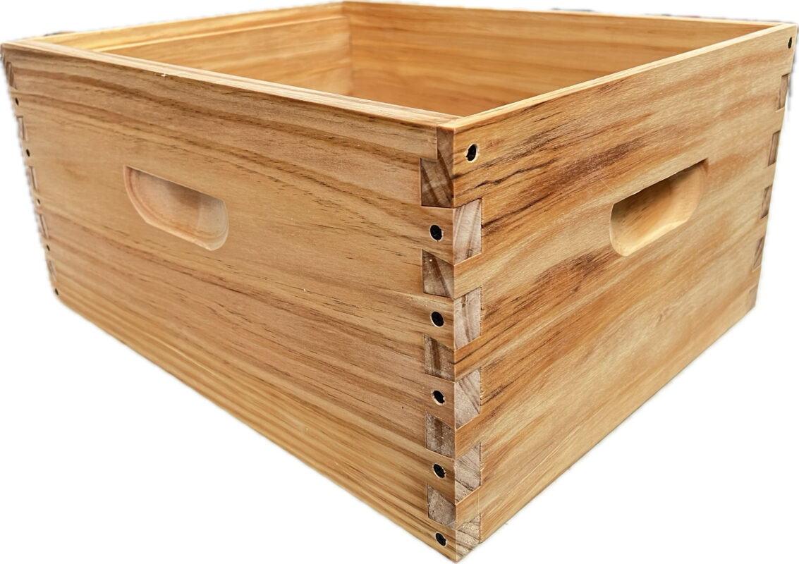 10 Frame Full Depth Dovetail Joint Super Box - Hot Wax Dipped ...